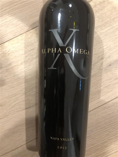 2013 Alpha Omega Cabernet Sauvignon "X", USA, California, Napa Valley ...