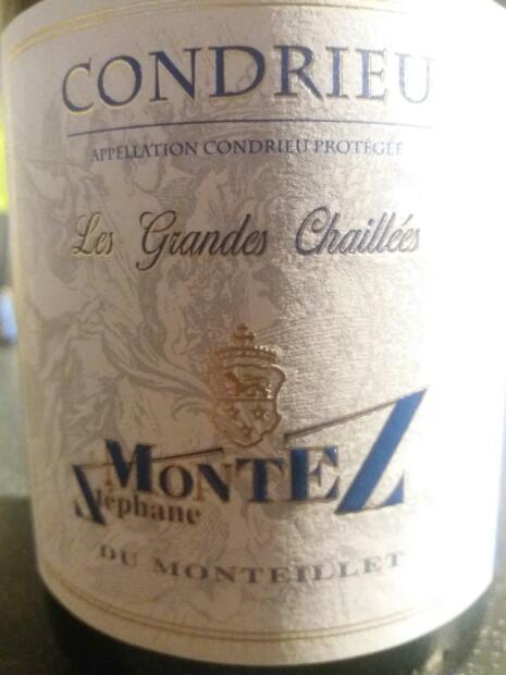 2016 Stéphane Montez / Domaine de Monteillet Condrieu Les Grandes ...