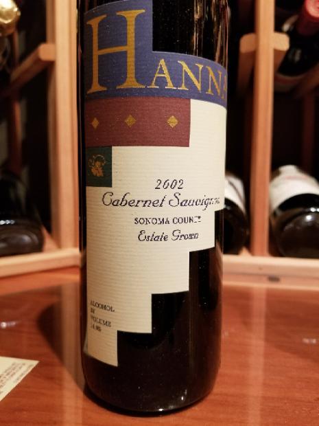 2000 Hanna Cabernet Sauvignon Red Ranch, USA, California, Sonoma County ...