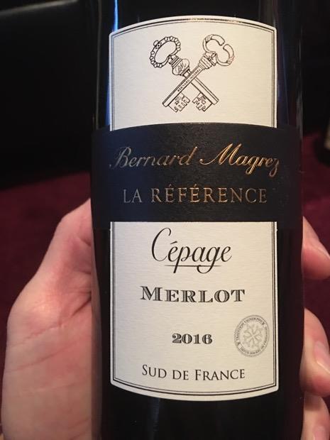 2016 Bernard Magrez Merlot La Référence Cepage pays d'oc, France ...