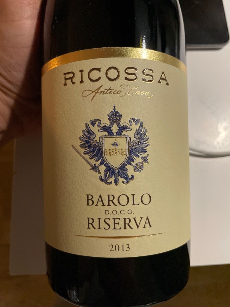 2015 Ricossa Barolo Riserva, Italy, Piedmont, Langhe, Barolo ...