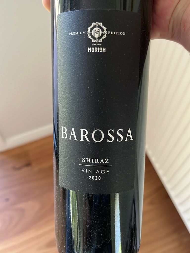 2020 Morish Shiraz, Australia, South Australia, Barossa - CellarTracker
