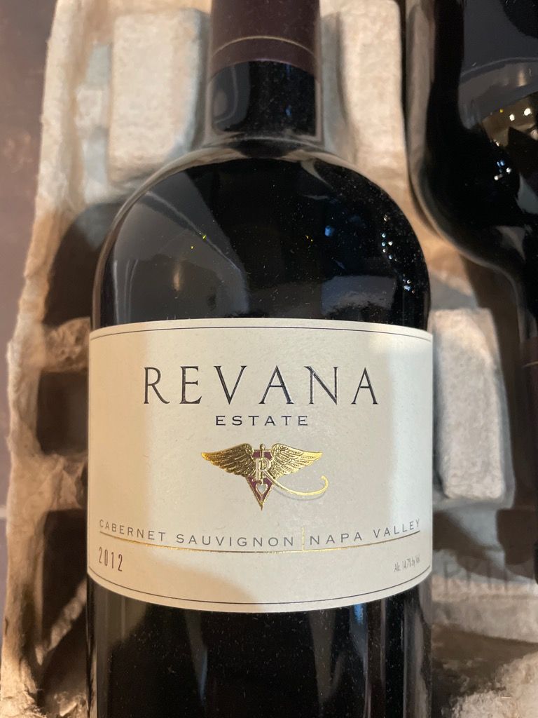 2012 Revana Cabernet Sauvignon Revana Estate Vineyard, USA, California ...