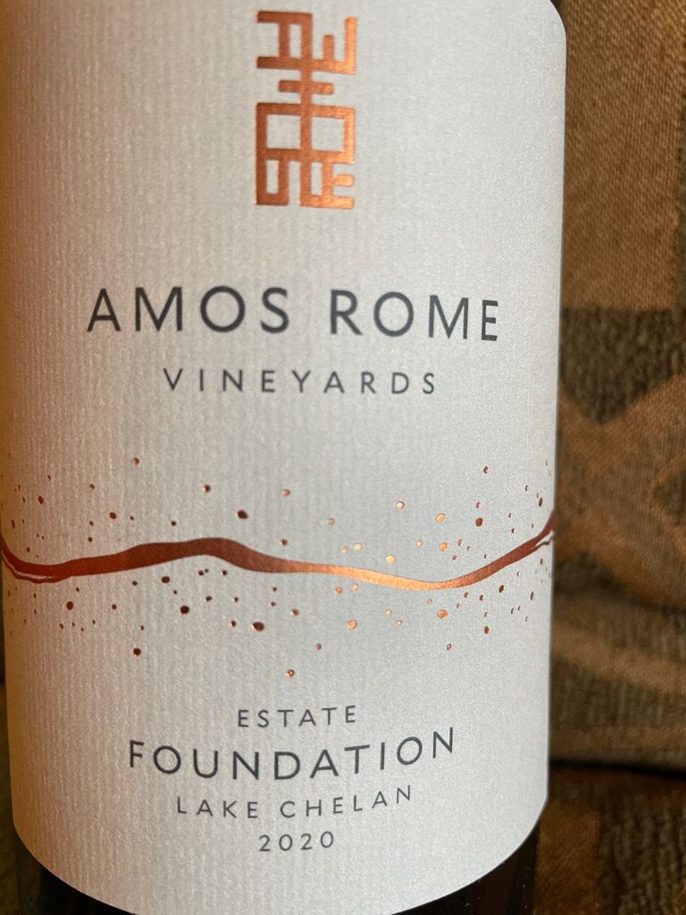 2020 Amos Rome Vineyards Foundation, USA, Washington, Columbia Valley ...