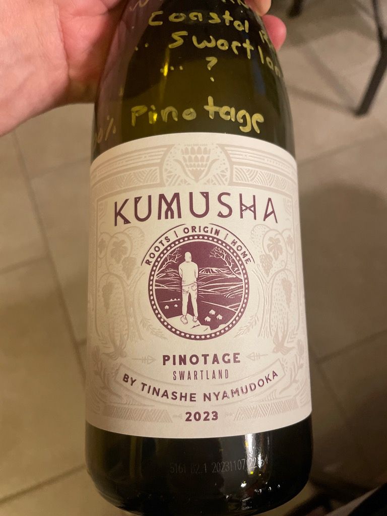 2023 Kumusha Wines Pinotage, South Africa, Coastal Region, Swartland ...