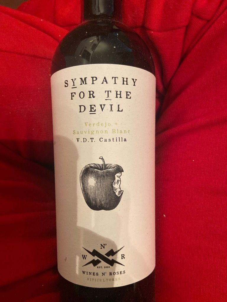 NV Wines n' Roses Sympathy for the Devil Verdejo Sauvignon Blanc, Spain ...