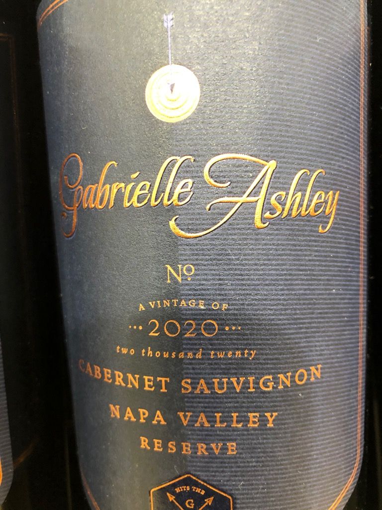 2020 Gabrielle Ashley Cabernet Sauvignon Reserve, USA, California, Napa ...
