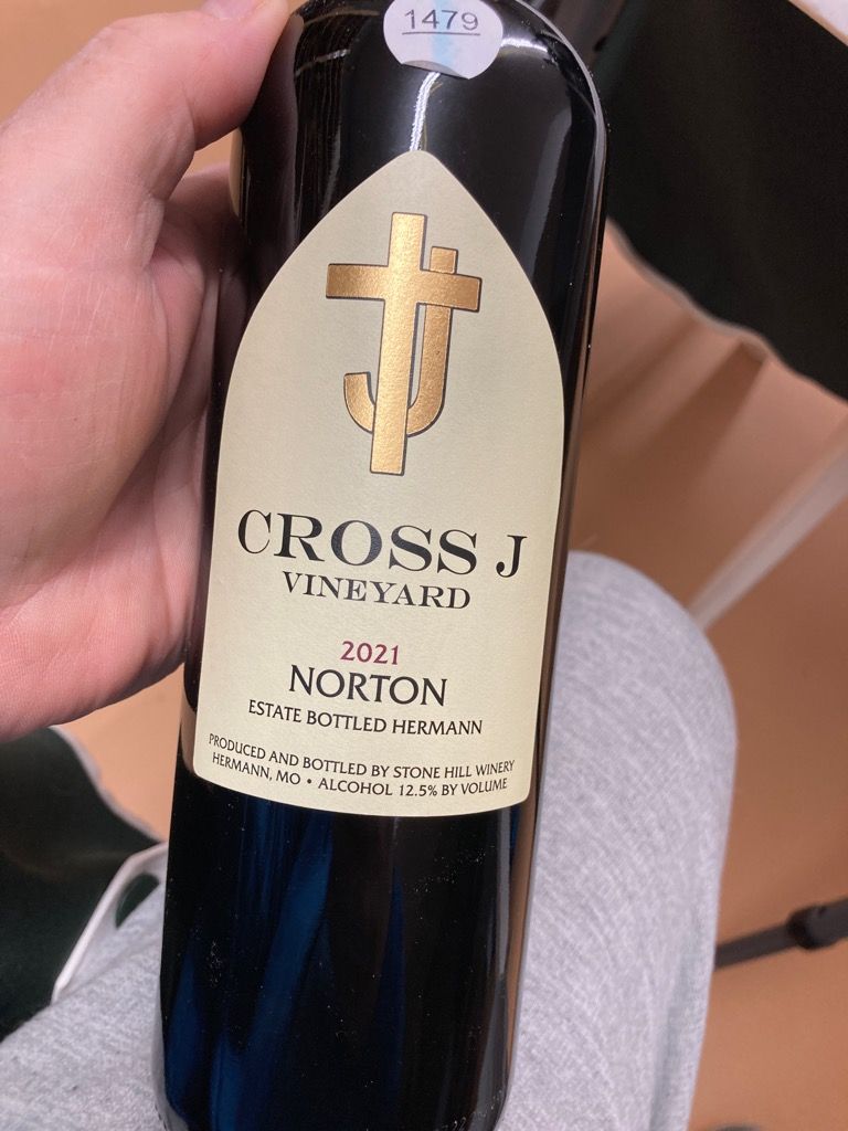 2022 Stone Hill Norton Cross J Vineyard, USA, Missouri, Hermann ...