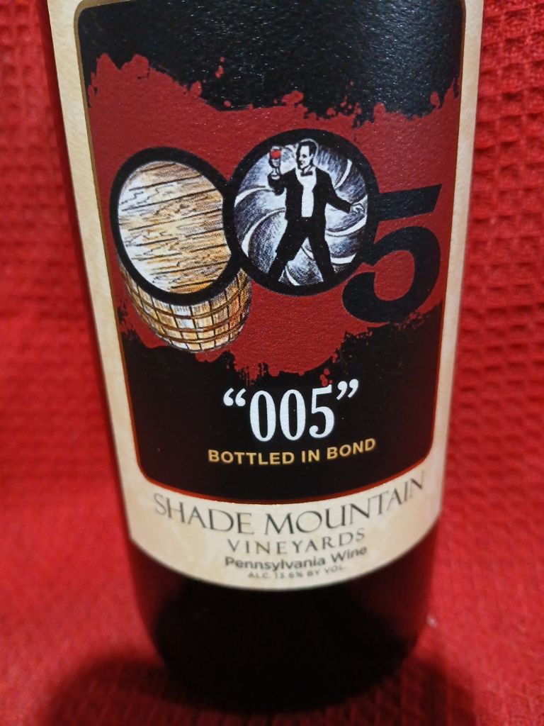 NV Shade Mountain Winery "005", USA, Pennsylvania - CellarTracker