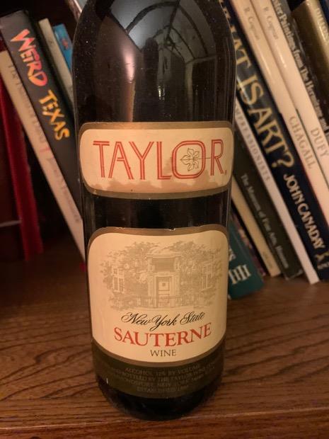 NV Taylor Wine Company Sauternes, USA, New York, Finger Lakes ...