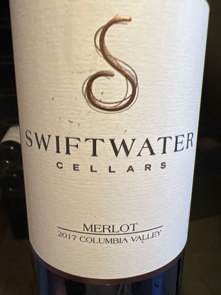 2017 Swiftwater Cellars Merlot, USA, Washington, Columbia Valley ...