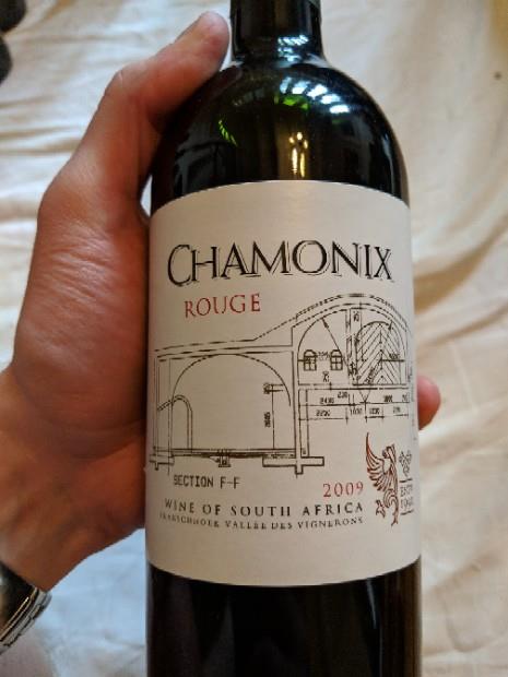 2009 Chamonix Rouge, South Africa, Coastal Region, Franschhoek Valley ...