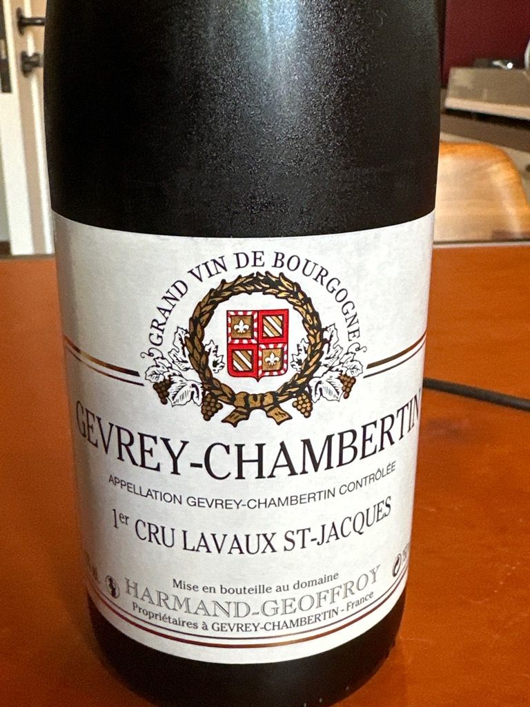 2017 Domaine Harmand-Geoffroy Gevrey-Chambertin 1er Cru Lavaux St ...