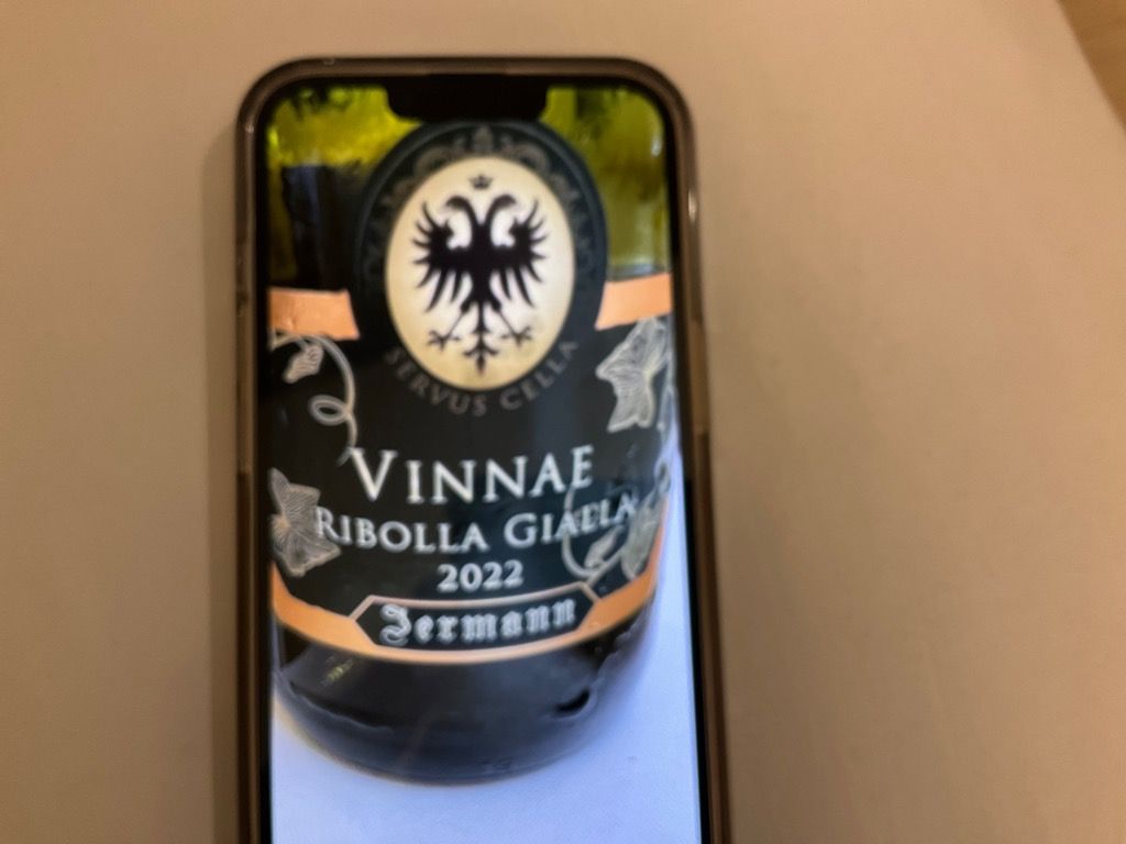 2022 Jermann Ribolla Gialla Vinnae, Italy, Friuli-Venezia Giulia ...