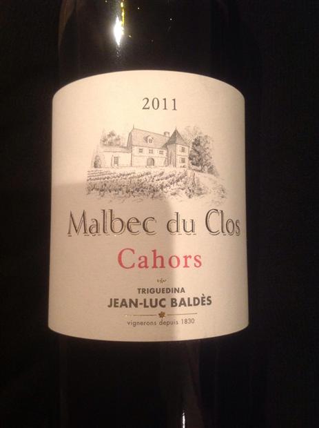 2011 Clos Triguedina Cahors Malbec du Clos, France, Southwest France ...