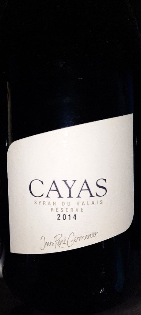 2014 Jean-René Germanier Syrah Cayas Réserve, Switzerland, Valais - CellarTracker