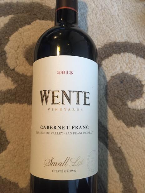 2013 Wente Vineyards Cabernet Franc Small Lot, USA, California, Central ...