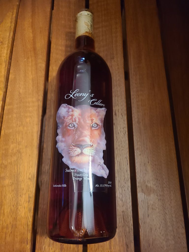 2018 Leony's Cellars Pinot Gris Subersive Inspiration, USA, Washington ...
