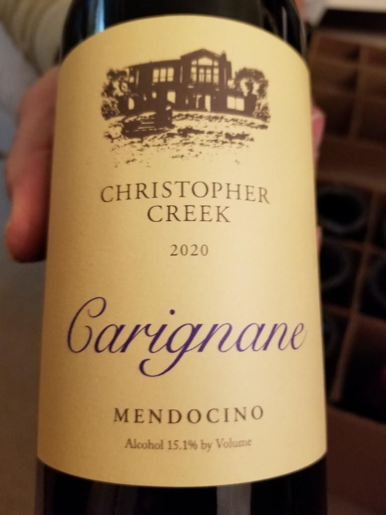 2020 Christopher Creek Carignane, USA, California, North Coast ...