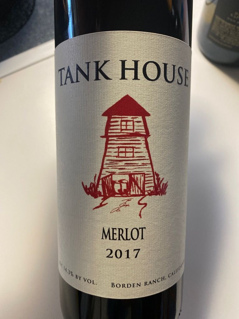 2019 Tank House Merlot, USA, California, Central Valley, Borden Ranch ...