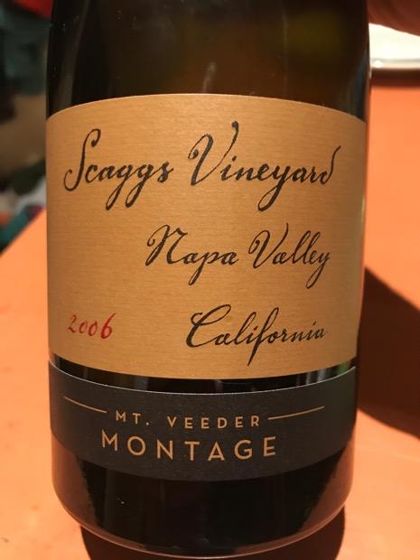 2006 Scaggs Vineyard Montage, USA, California, Napa Valley, Mt. Veeder ...