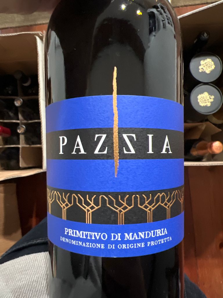2023 Pazzia Primitivo di Manduria, Italy, Puglia, Primitivo di Manduria ...