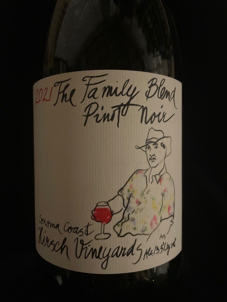 2021 Hirsch Vineyards Pinot Noir The Family Blend, USA, California ...
