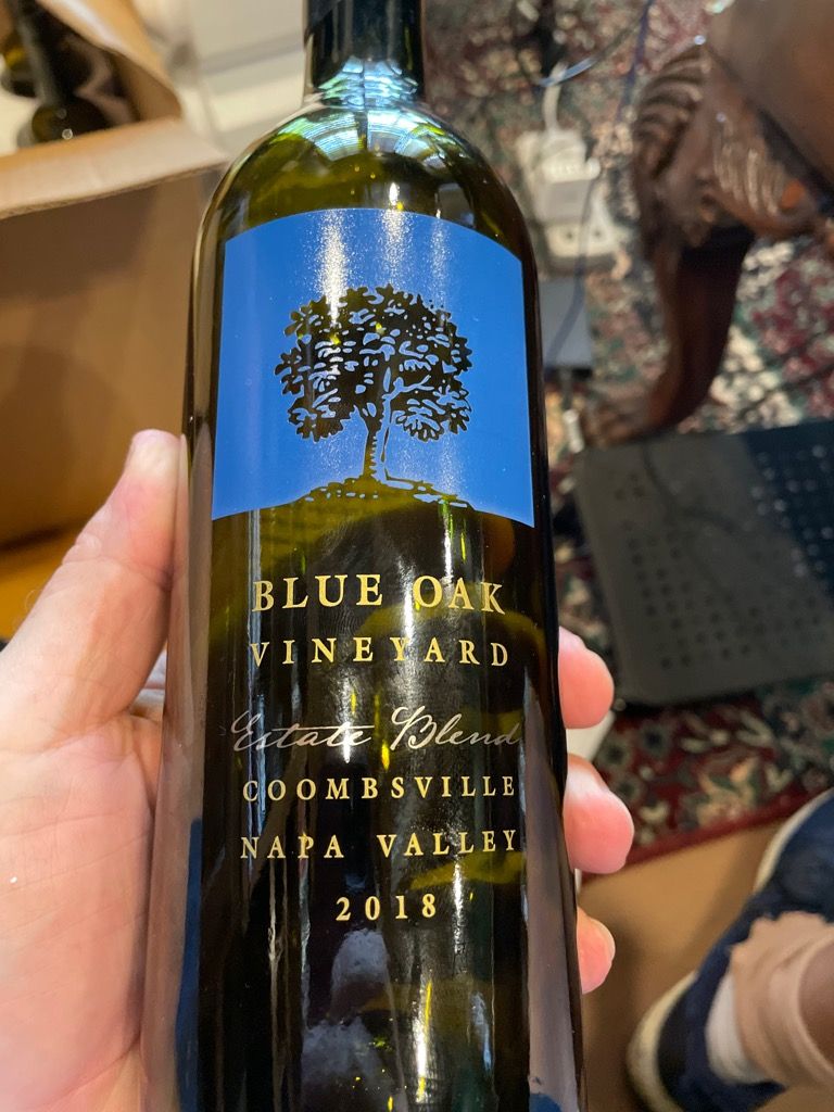 2018 Blue Oak Estate Vineyards Merlot, USA, California, Napa Valley ...