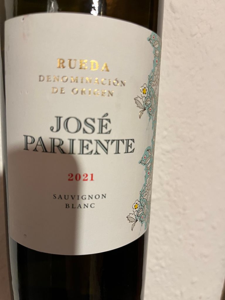 2021 Bodega José Pariente Sauvignon Blanc Rueda, Spain, Castilla y León ...