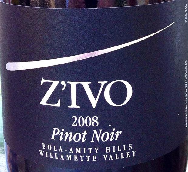 2008 Zelko (ZIVO) Pinot Noir, USA, Oregon, Willamette Valley, Eola ...