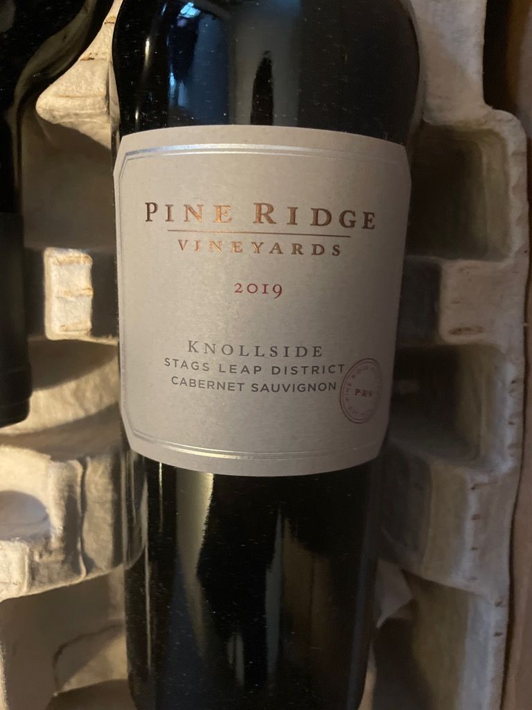 2019 Pine Ridge Vineyards Cabernet Sauvignon Knoll Side Cuvee, USA ...