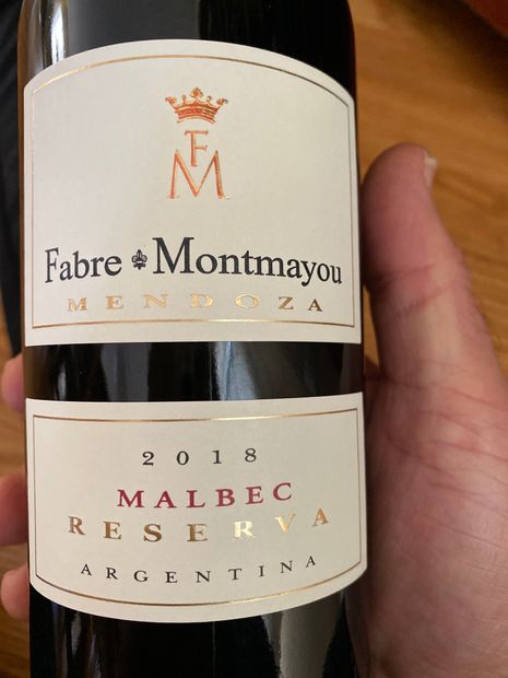 2018 Fabre Montmayou Malbec Gran Reserva, Argentina, Mendoza ...