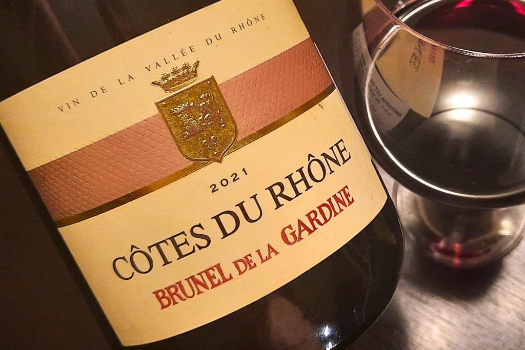 2021 Brunel de la Gardine Côtes du Rhône, France, Rhône, Southern Rhône ...