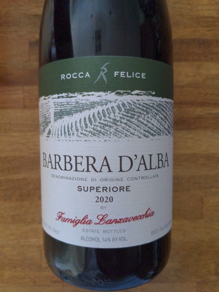 NV Rocca Felice Barbera d'Alba Superiore, Italy, Piedmont, Alba ...