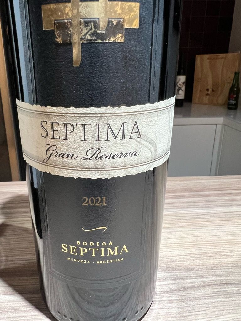 2021 Bodega Septima Gran Reserva, Argentina, Mendoza, Lujan de Cuyo ...