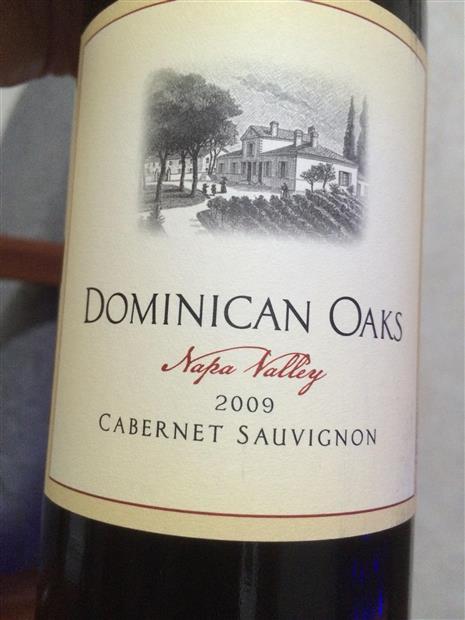 2009 Dominican Oaks Cabernet Sauvignon, USA, California, Napa Valley ...