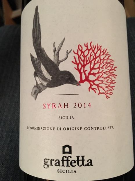 2014 Poggio Graffetta Syrah Sicilia, Italy, Sicily, Sicilia - CellarTracker