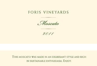 2012 Foris Moscato, USA, Oregon, Southern Oregon, Rogue Valley ...