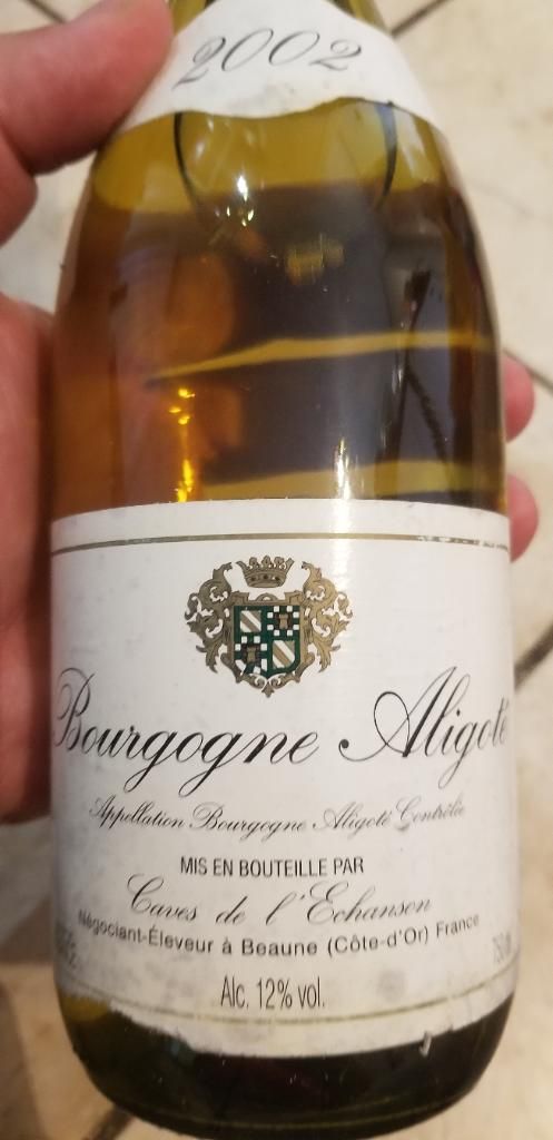 2002 Caves de L'Echanson Bourgogne-Aligoté, France, Burgundy, Bourgogne ...