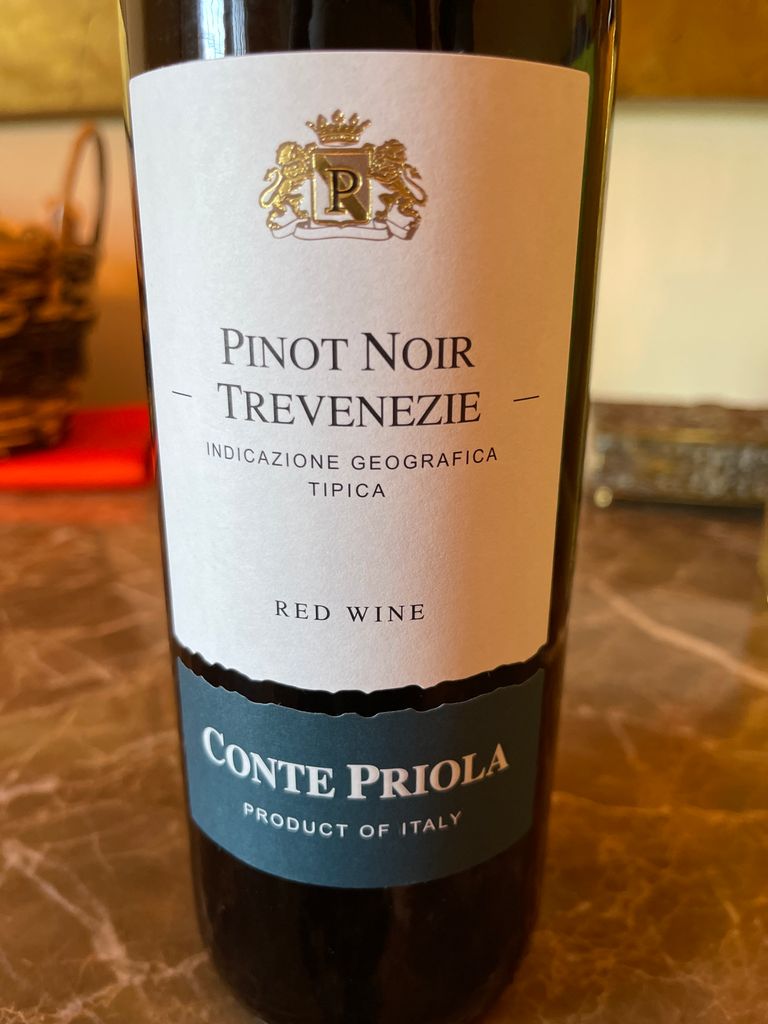 2020 Conte Priola Pinot Noir Delle Venezie, Italy, Delle Venezie ...