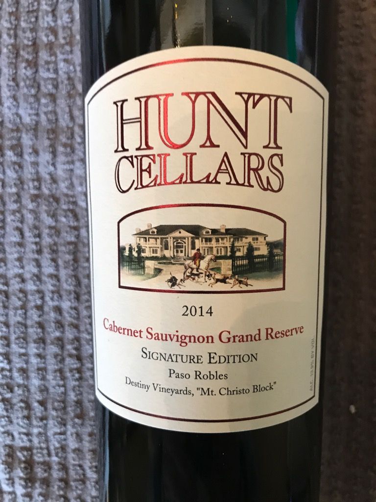 2014 Hunt Cellars Cabernet Sauvignon Cabovation Destiny Vineyards, USA ...