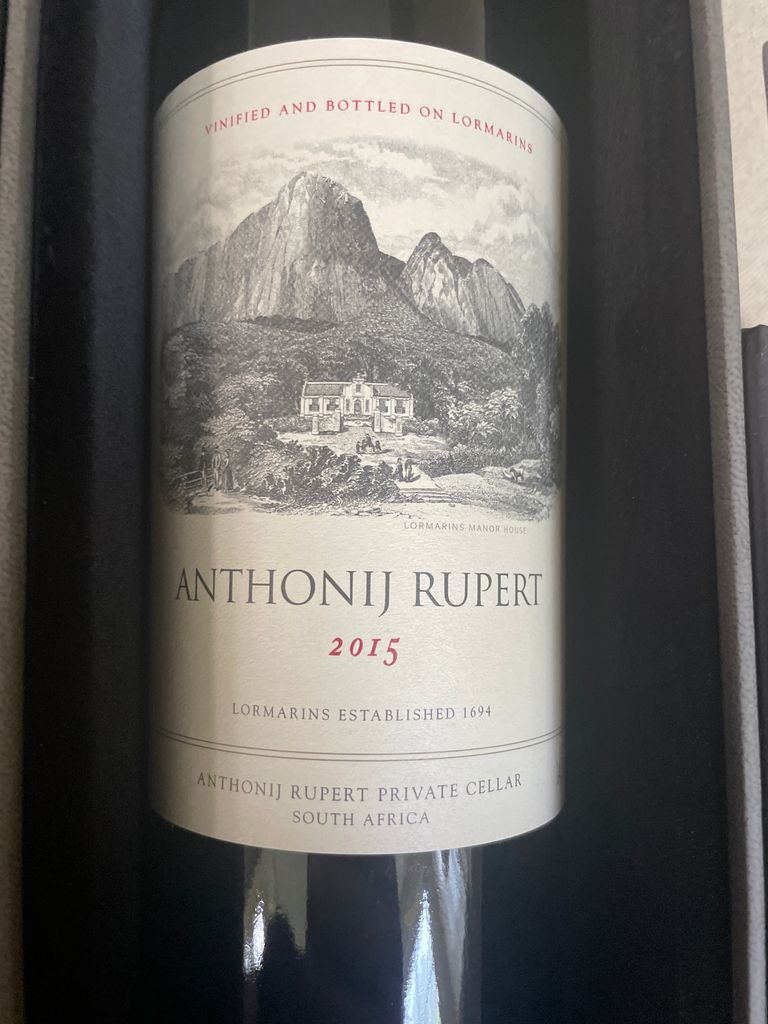 2015 Anthonij Rupert Anthonij Rupert Blend, South Africa, Coastal ...