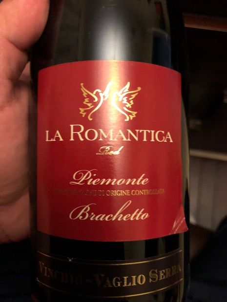 2014 Vinchio-Vaglio Serra Piemonte Brachetto La Romantica Red, Italy ...