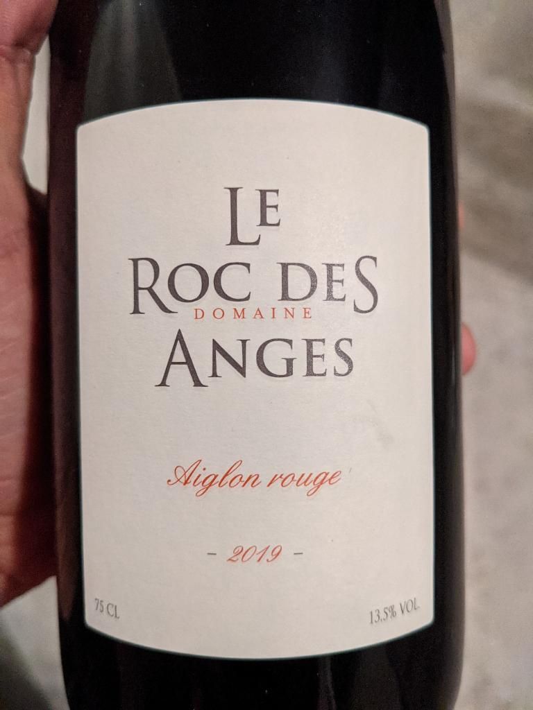 2021 Le Roc des Anges Côtes Catalanes Aiglon rouge, France, Languedoc ...