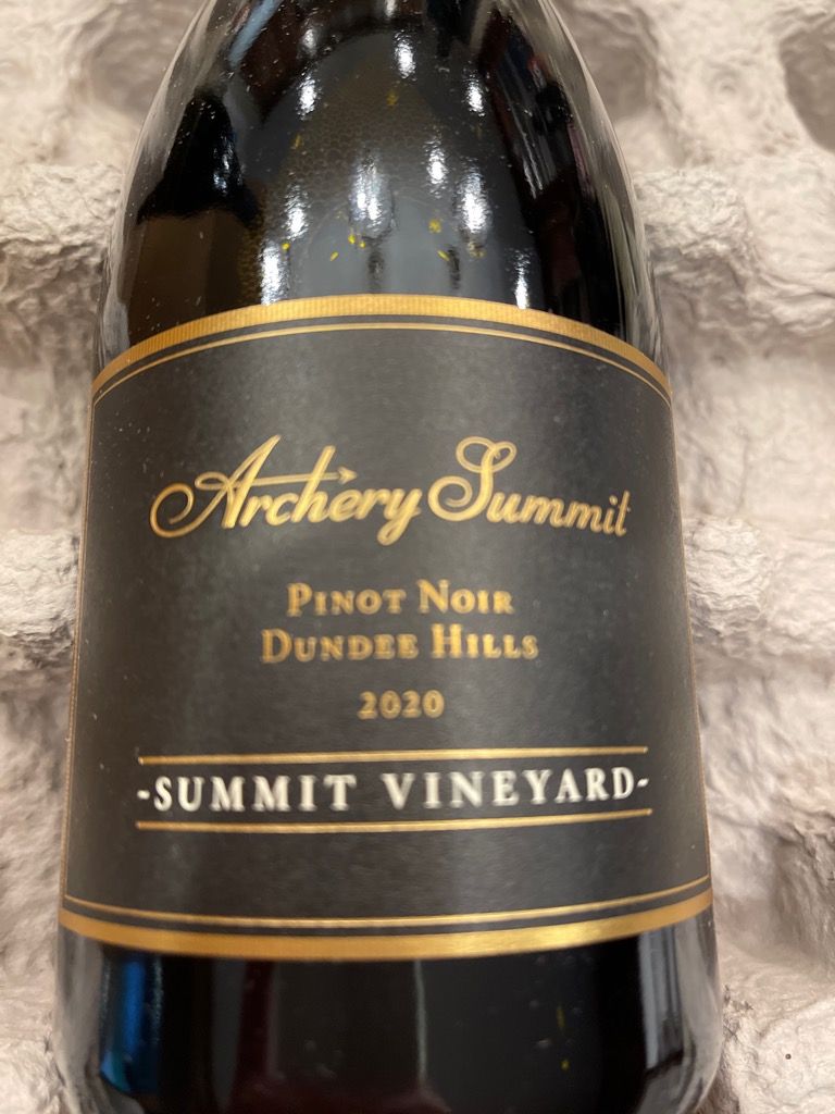 2020 Archery Summit Pinot Noir Summit Vineyard, USA, Oregon, Willamette ...