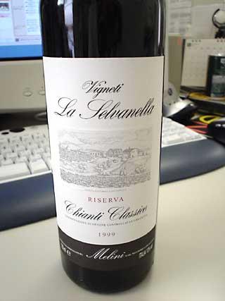 1999 Melini Chianti Classico Riserva Vigneti La Selvanella, Italy ...