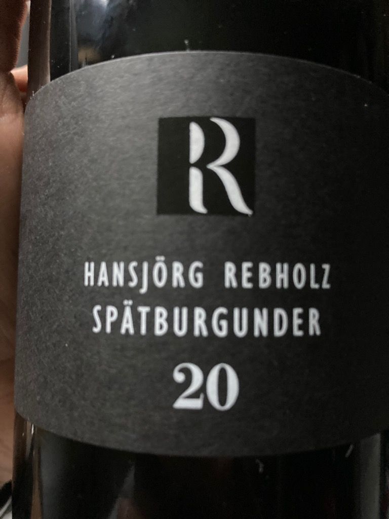 2021 Weingut Ökonomierat Rebholz Spätburgunder Trocken "R", Germany ...