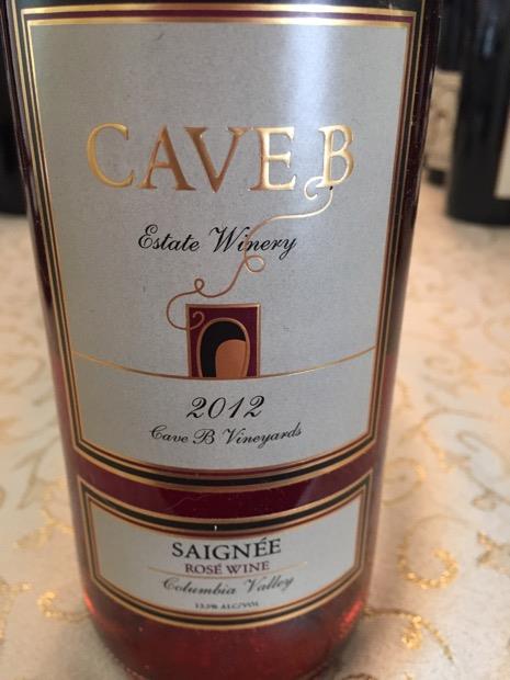 2012 Cave B Estate Winery Saignée, USA, Washington, Columbia Valley ...