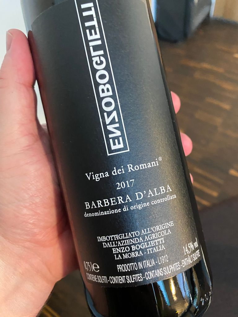 2021 Enzo Boglietti Barbera d'Alba Vigna dei Romani, Italy, Piedmont ...
