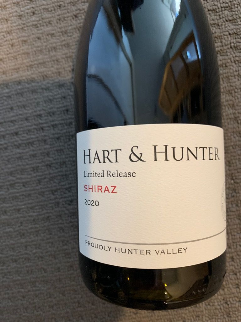 2020 Hart & Hunter Shiraz Limited Release, Australia, New South Wales ...